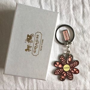 Coach | Accessories | Coach Giant Flower Keychain Charm | Poshmark